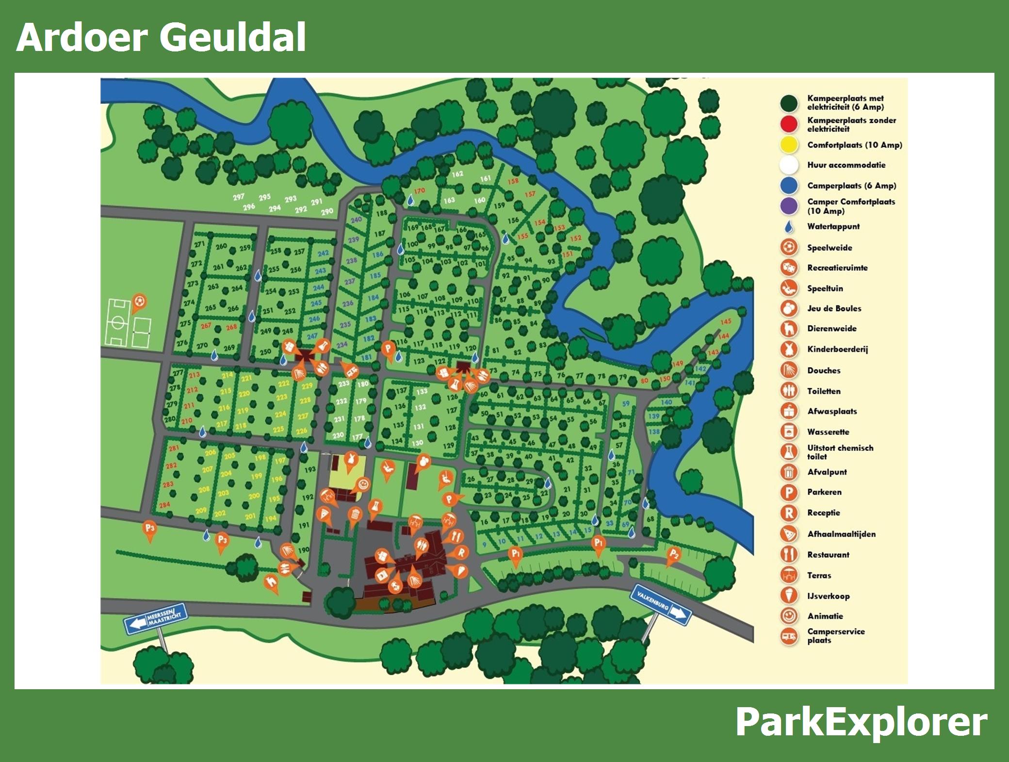 Plattegrond van Ardoer Geuldal | ParkExplorer