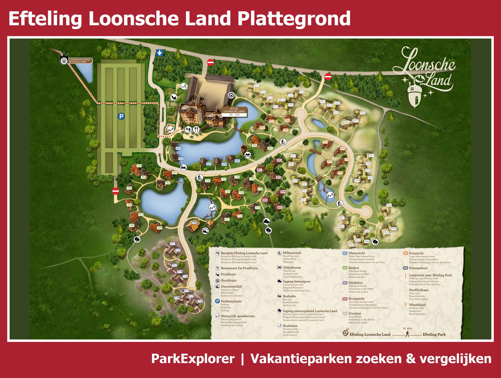 Plattegrond van Efteling Loonsche Land | ParkExplorer