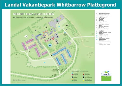 Plattegrond van Landal Vakantiepark Whitbarrow | ParkExplorer