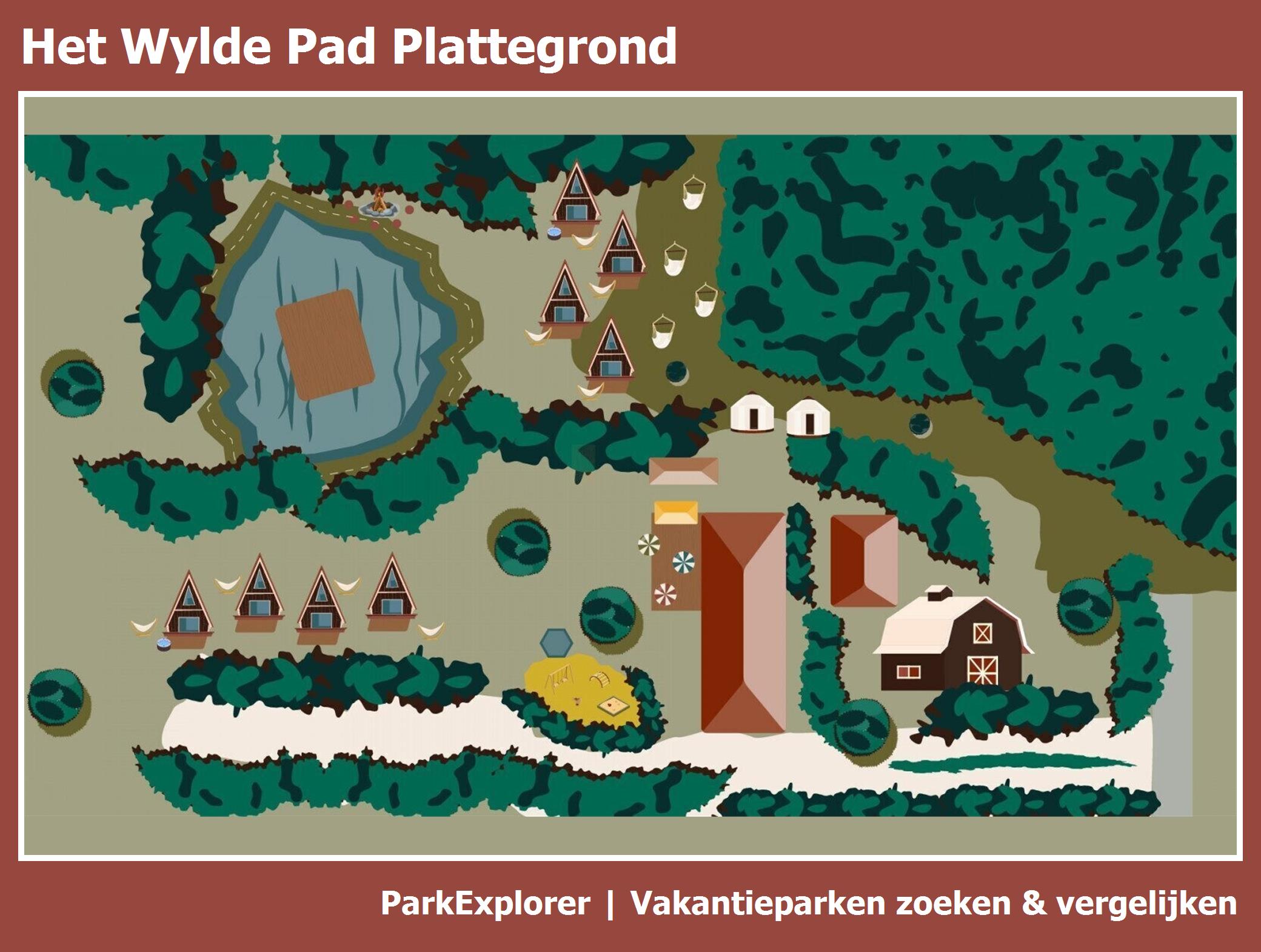 Plattegrond van Het Wylde Pad - ParkExplorer