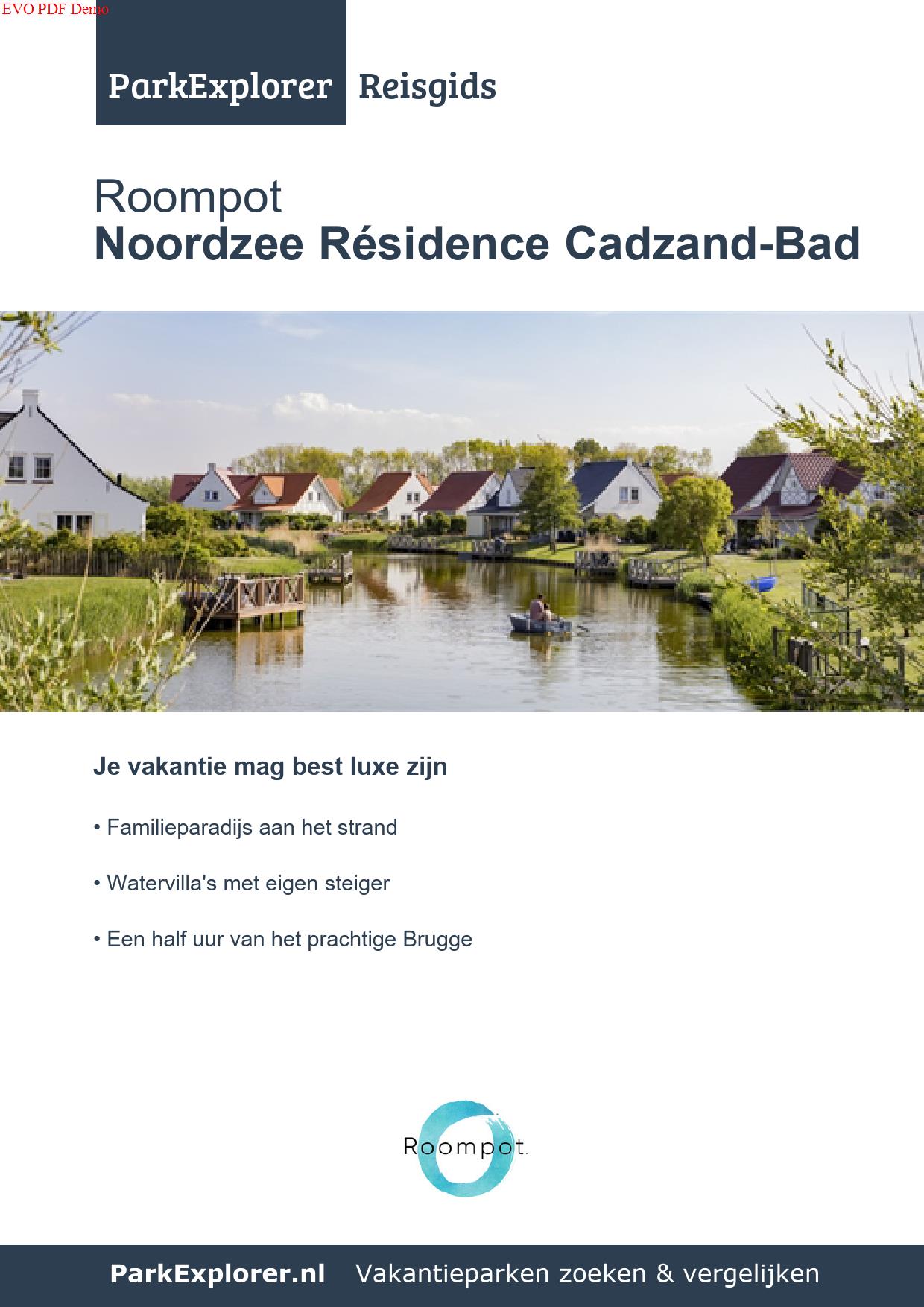 // Roompot Noordzee Résidence Cadzand-Bad Reisgids | ParkExplorer