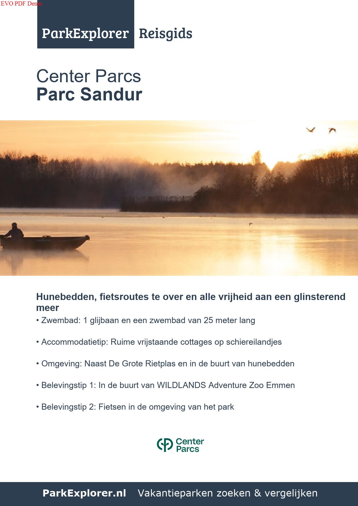 Center Parcs Parc Sandur Reisgids | ParkExplorer